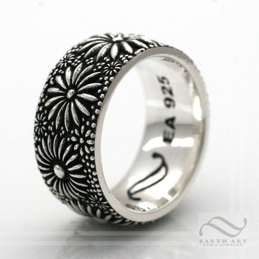 Daisy Daisy Give Me Your Answer Do - Sterling Silver Ring - Etsy
