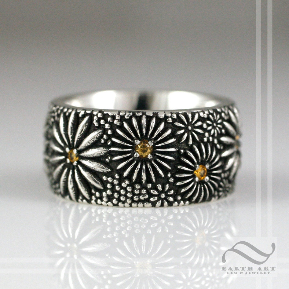 Daisy Daisy Give Me Your Answer Do - Sterling Silver Ring - Etsy