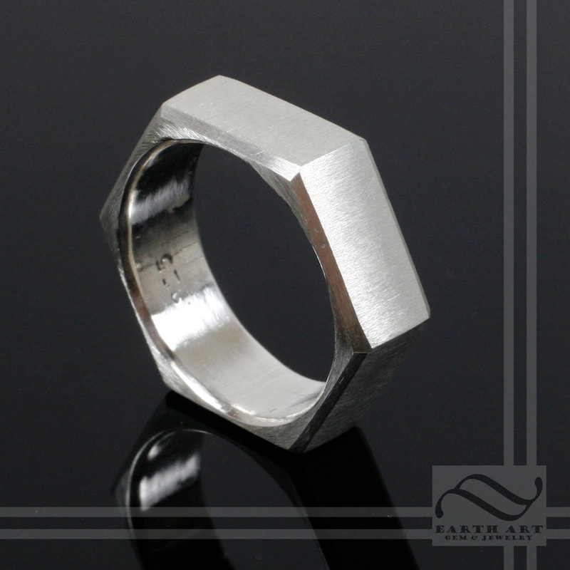 Hexagon Ring - Etsy