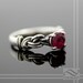 D10 Mens Band Mixed Metals Sterling and 14k Options - Etsy