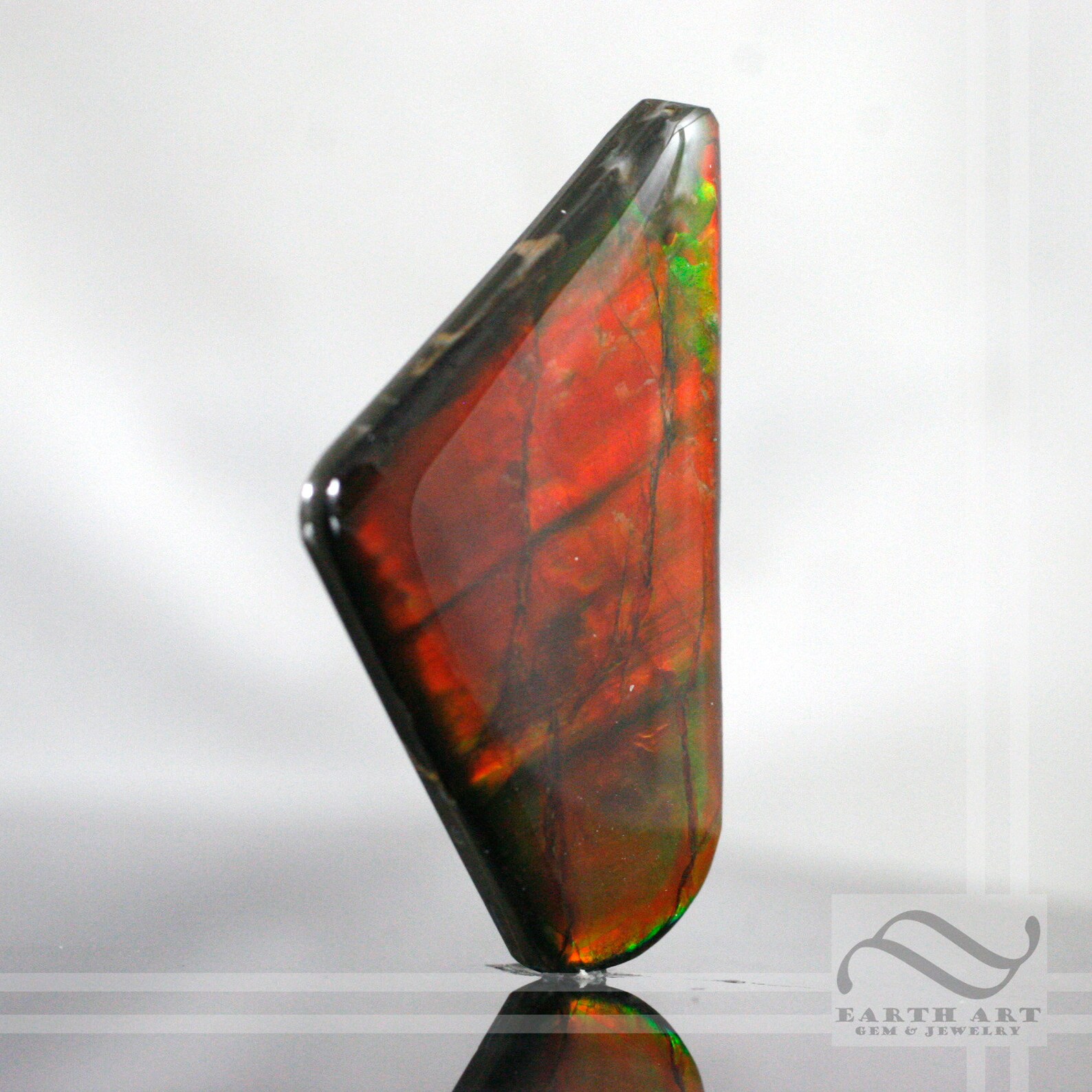 Red Ammolite 84 Carats - Etsy