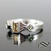 Triple Stone Warlock Ring - Sterling Silver or 14k - Etsy