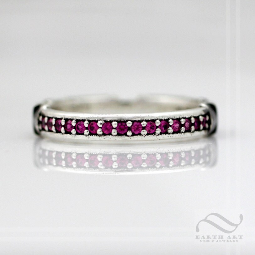 Ruby Light Saber Ring Sterling Silver Oxidized and - Etsy Australia