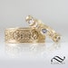 Ladies Tangled Wedding Band Ladies Ring in 14k Gold With Stone Options ...