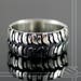 Mens Mud Bogger Tire Tread Wedding Ring - Wide Design - Sterling Silver ...