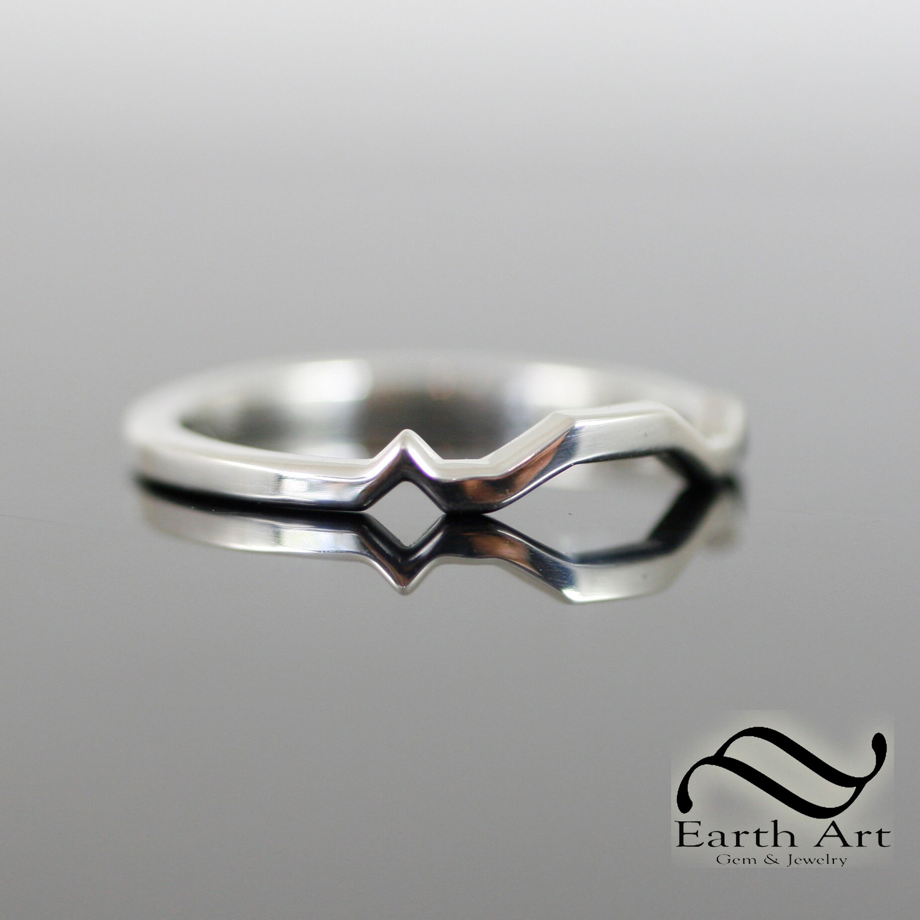 Matching Wedding Band to Warlock Triple Stone Ring - Etsy