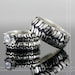 Mens Mud Bogger Tire Tread Wedding Ring - Wide Design - Sterling Silver ...