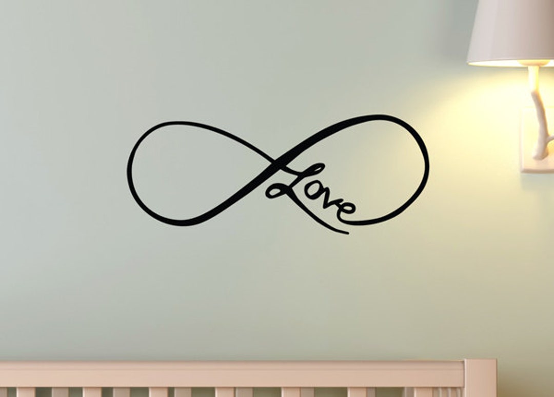 Infinity Love Symbol Tattoo Style Art Wall Decal - Etsy