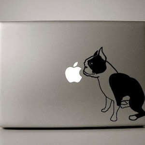 Boston Terrier Decal Laptop MacBook - Etsy