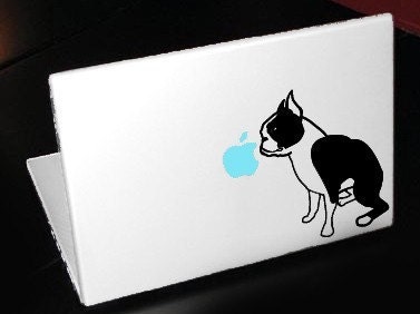 Boston Terrier Decal Laptop Macbook - Etsy