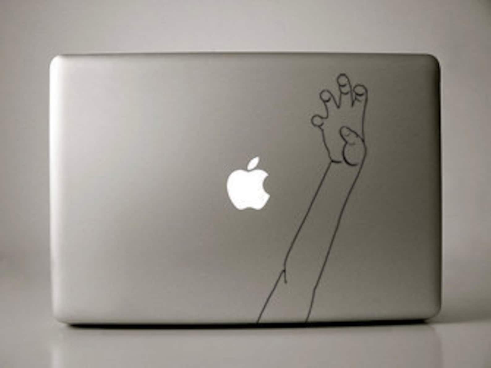 Put Your Paws up Lady Gaga-inspired Black Decal MacBook Laptop - Etsy
