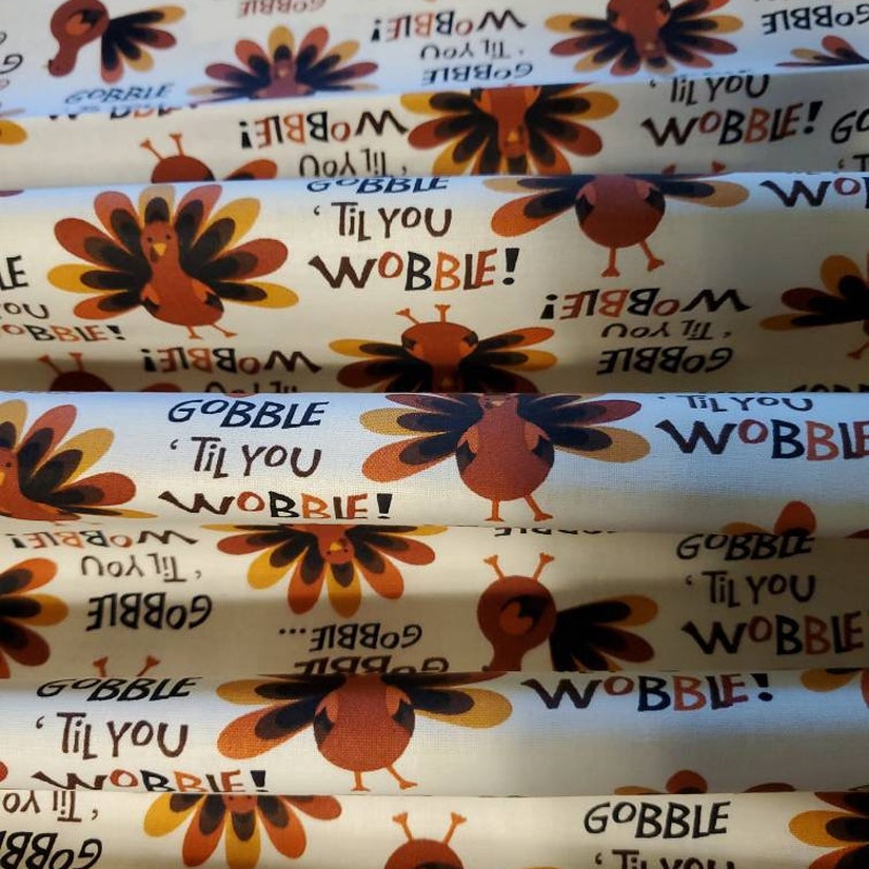 Thanksgiving Fabric - Etsy