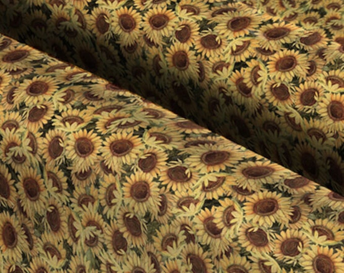 Susan Winget 100% Cotton Fabric Sunflowers BTY, HY, FQ Craft Quilting ...