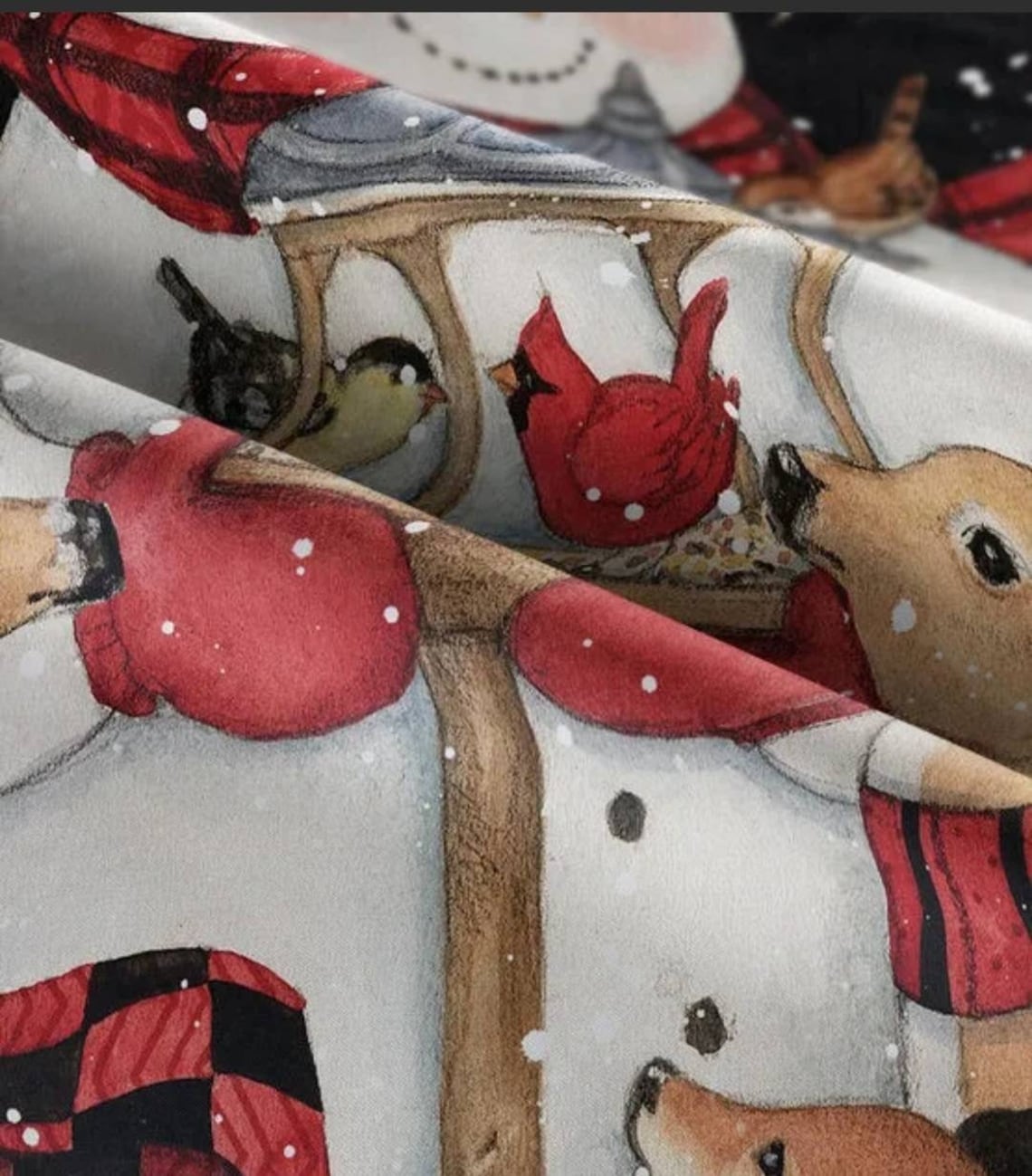 Susan Winget Snowman Cotton PANEL Fabric Quilt 36 X - Etsy