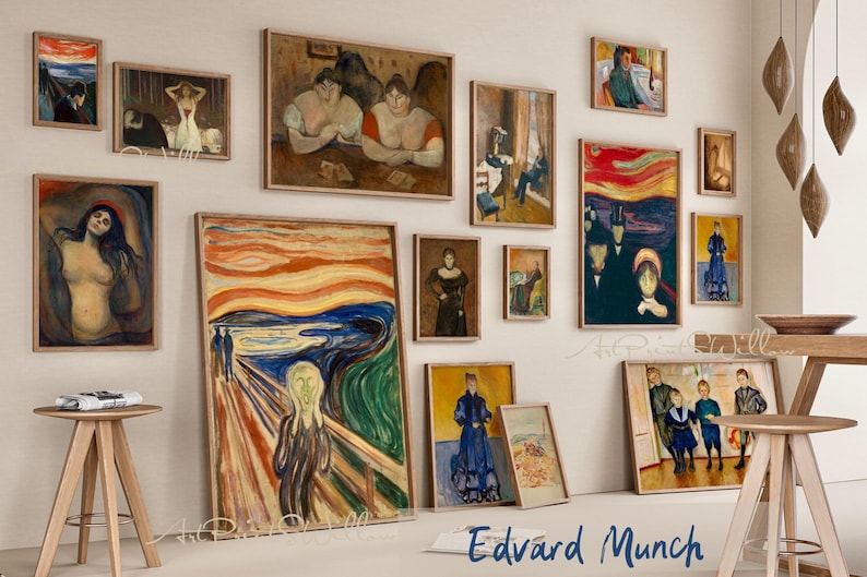 Famous Paintings, Fine Art Vintage Digital Prints, 2400 Morris, Klimt ...