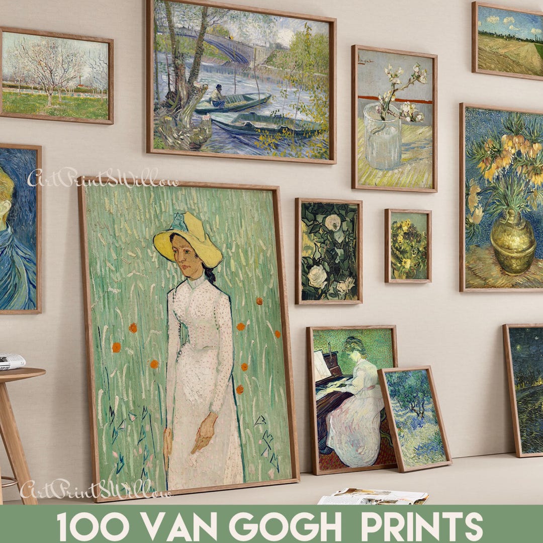 Vincent Van Gogh Digital Art Prints - 100 Bundle Post Impressionist ...