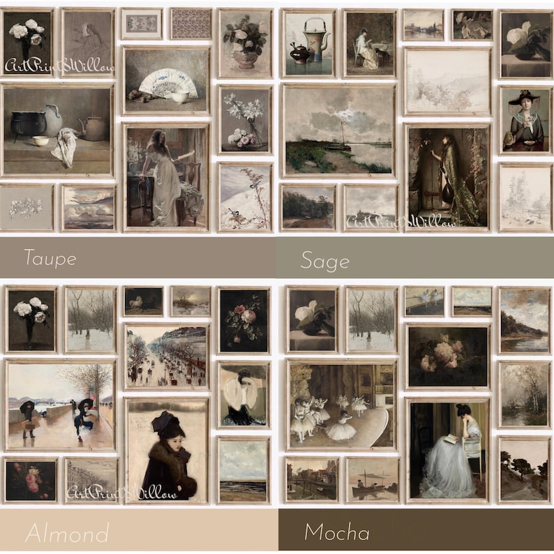 10.000 French Country Gallery Wall Prints: Vintage Cottagecore Decor ...