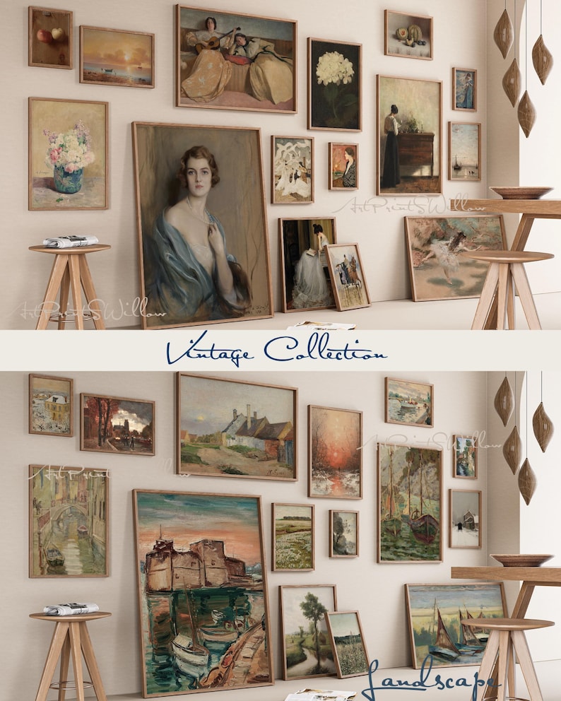 10.000 French Country Gallery Wall Prints: Vintage Cottagecore Decor ...