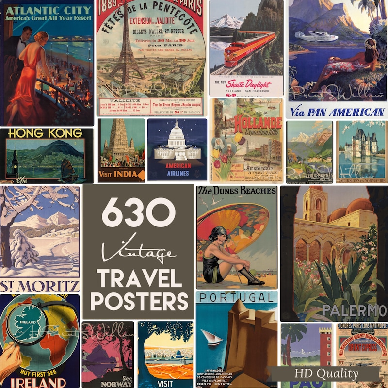 Vintage Travel Posters - Etsy