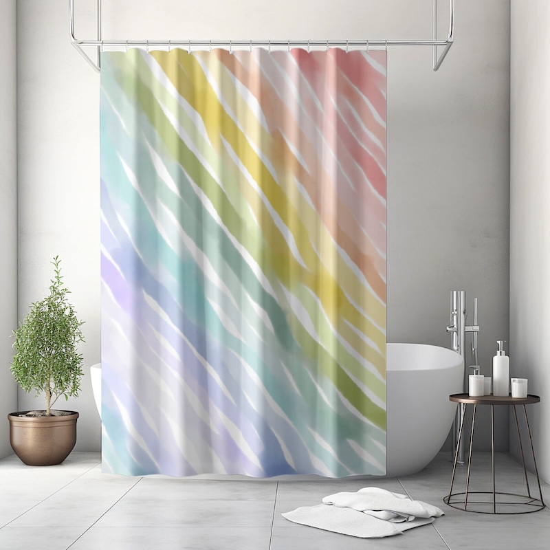 Rainbow Bathroom - Etsy