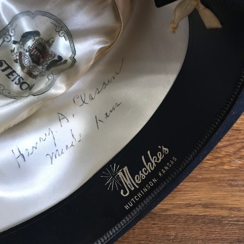 Vintage Stetson Royal Deluxe Black Hat Fedora Eagle Pin - Etsy