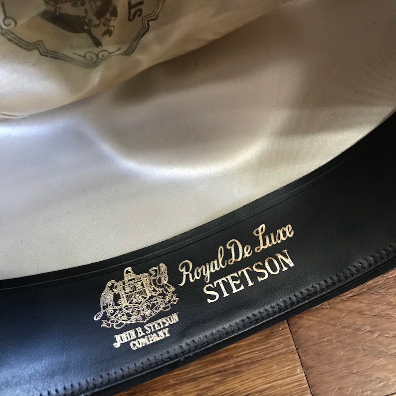 Vintage Stetson Royal Deluxe Black Hat Fedora Eagle Pin - Etsy