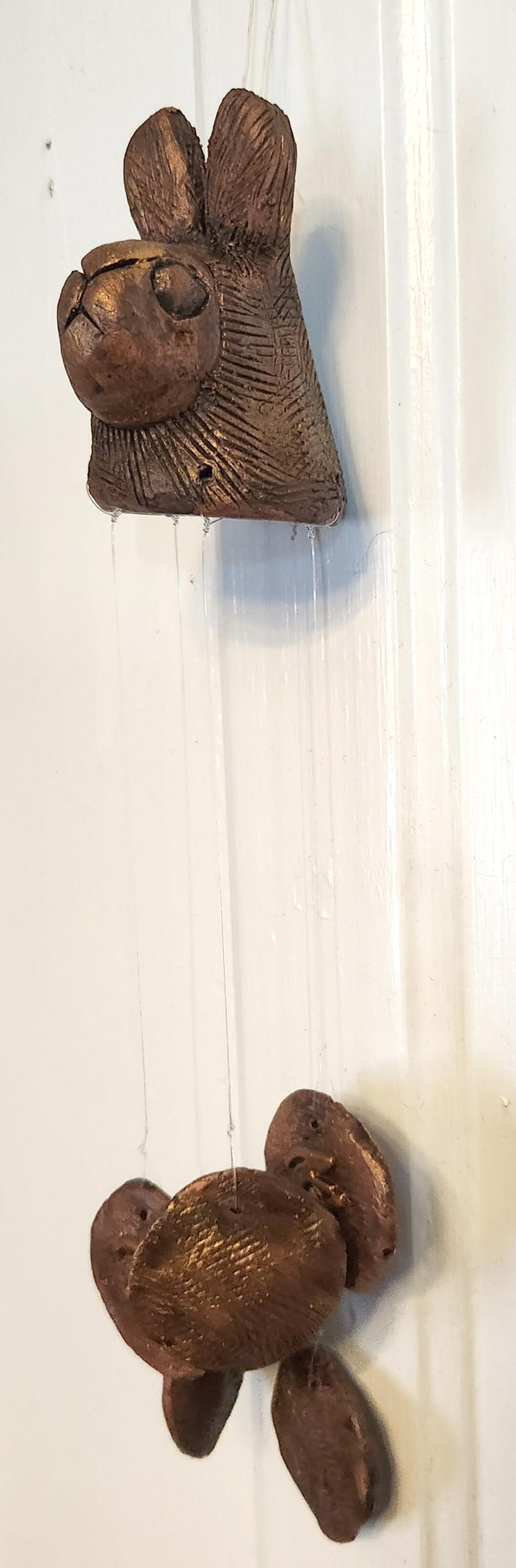 Rabbit Ceramic Wind Chime/mobile - Etsy