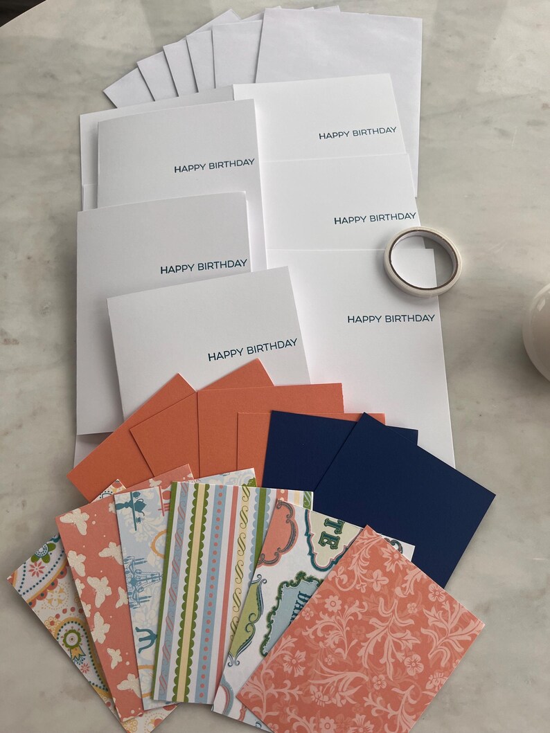 DIY Card Making Kit - Birthday & Thank You Cards - Etsy