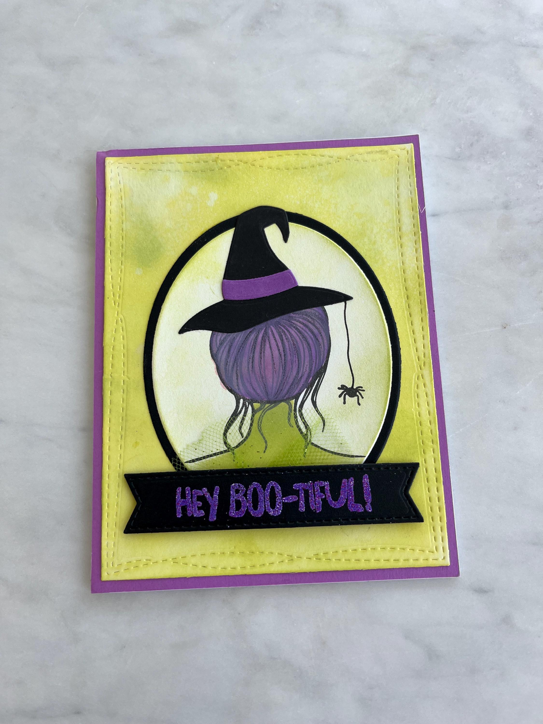 Hey Boo-tiful - Handmade Halloween Card - Etsy