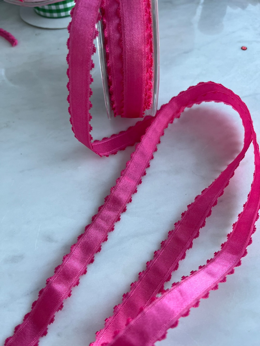 5/8" Ribbon With Scallop Edge - Cut by Continuous Yard - May Arts - Etsy