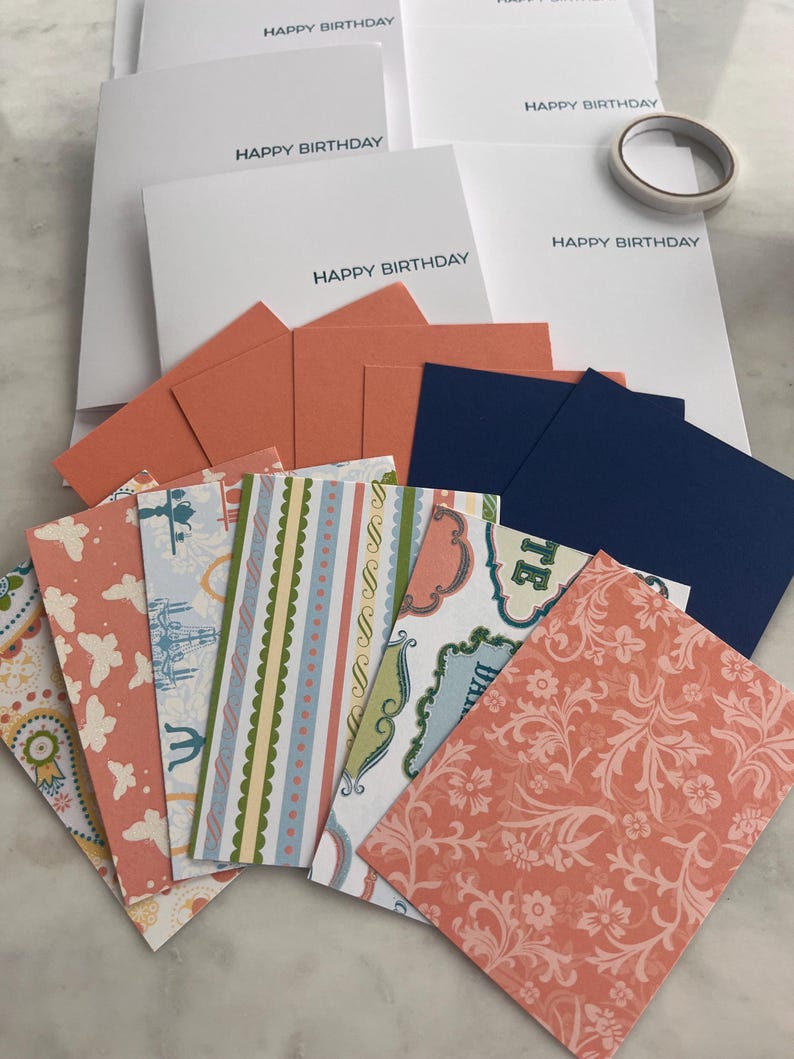DIY Card Making Kit - Birthday & Thank You Cards - Etsy