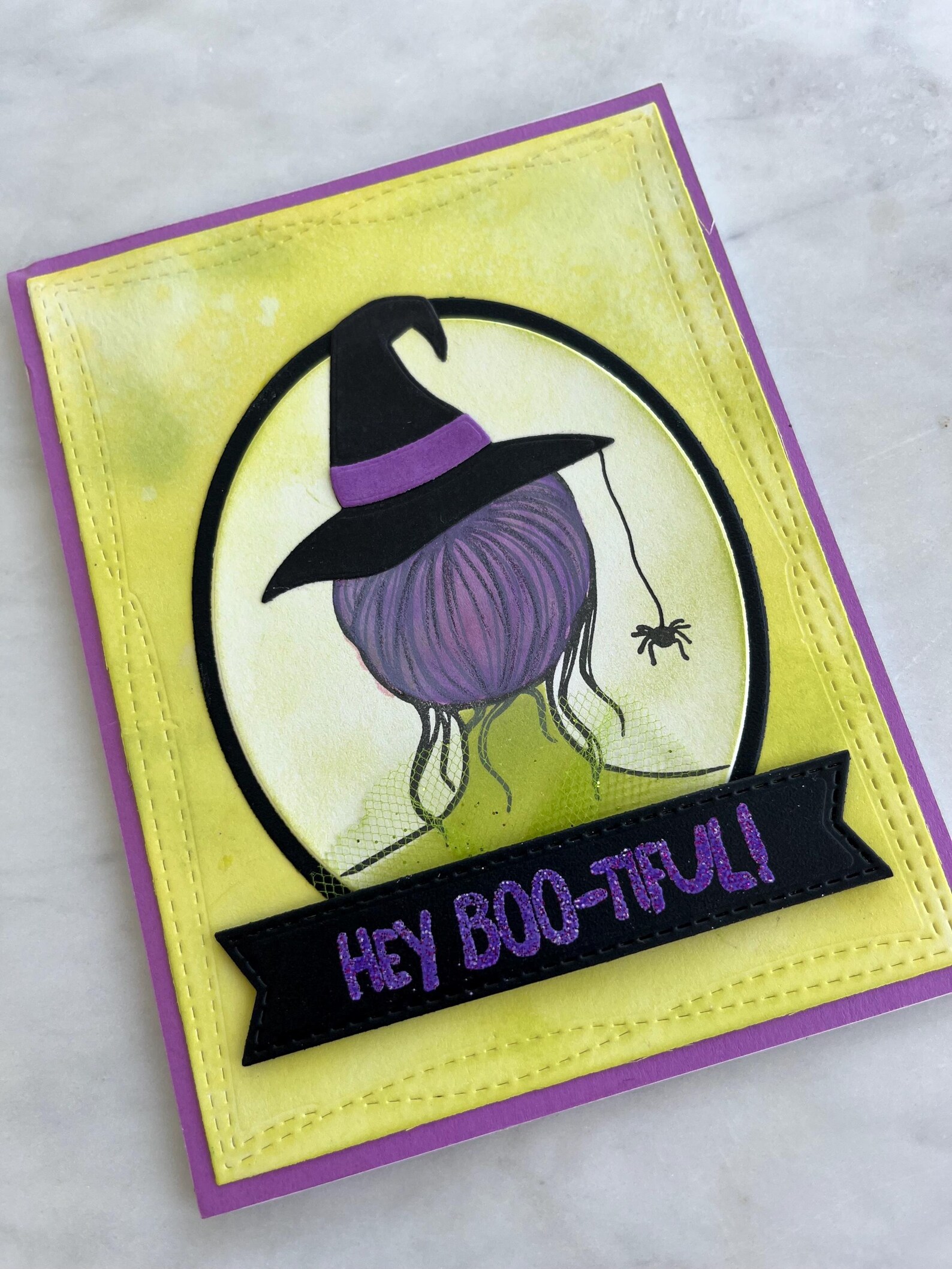 Hey Boo-tiful - Handmade Halloween Card - Etsy