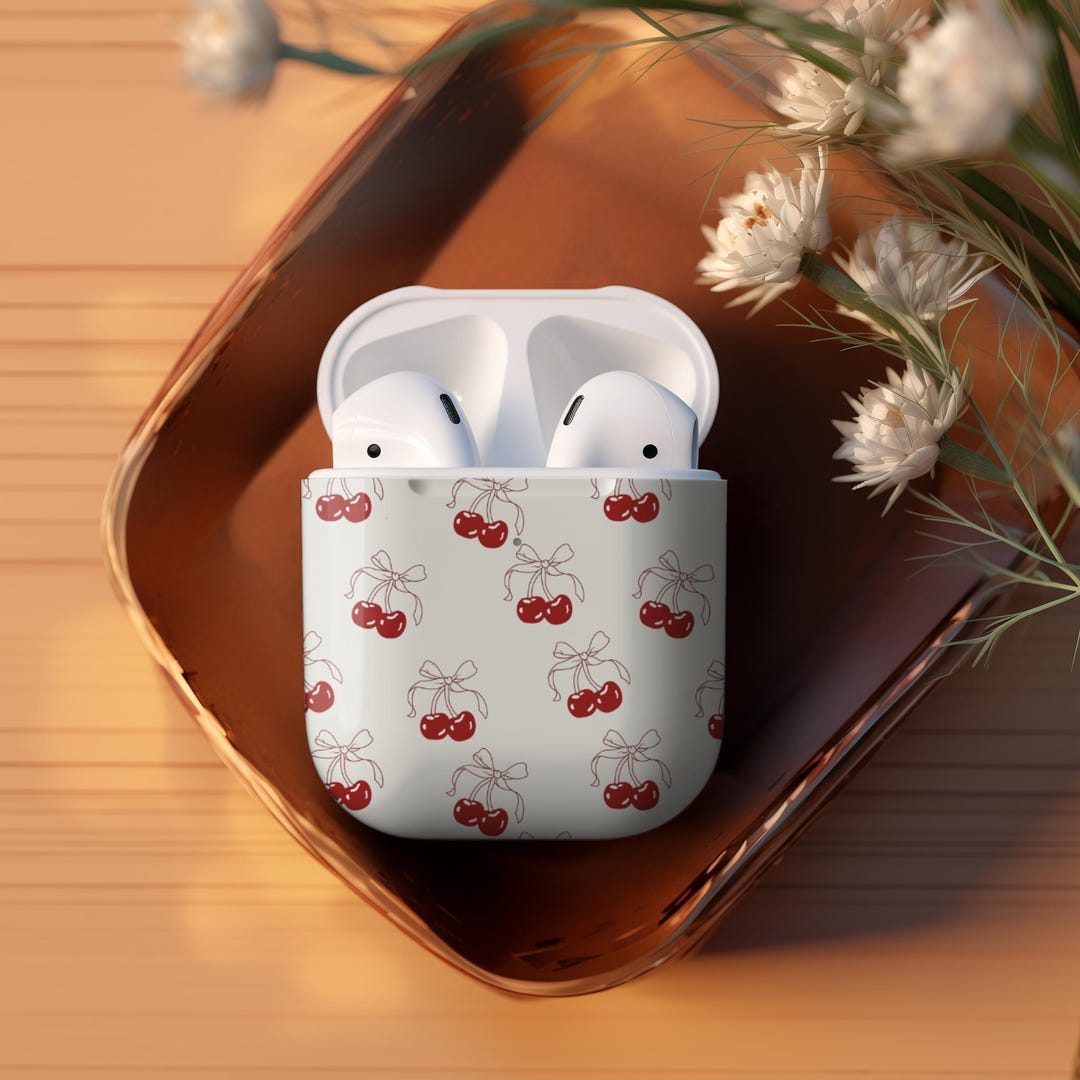 Cherry AirPod Case for Airpods Generation 1, 2, and 3 and Airpods Pro ...