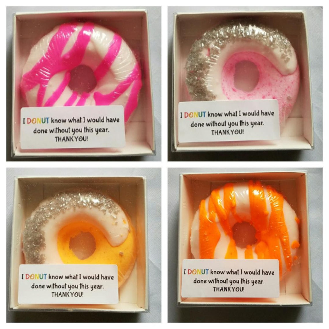 Donut Bath Bomb Thank You Gratitude Appreciation Donut - Etsy