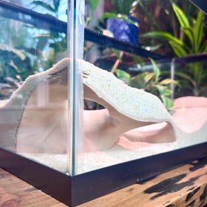 Corner Aquarium Terrarium Cave Hideout – Decorative Shelter for Fish ...