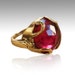 14k Gold Ruby Ring Solid Gold Ring Gemstone Ring Stone - Etsy