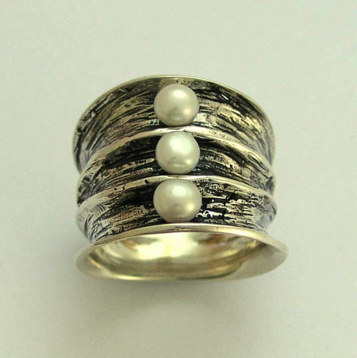 Brass Ring Wide Brass Ring Bold Brass Ring Cocktail Ring - Etsy