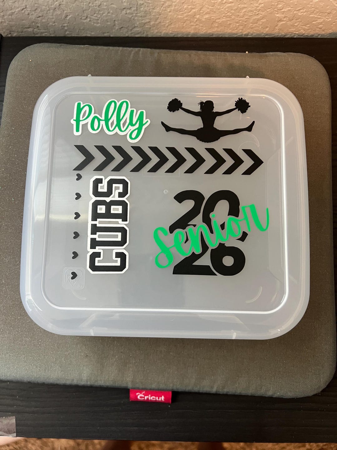 Customized Cheer Bow Boxes | Personalized Storage for Cheerleading Bows ...