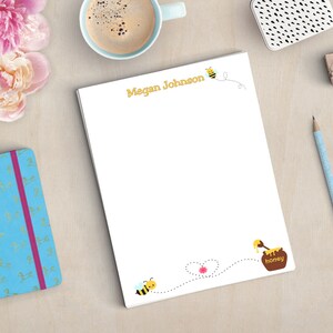Personalized Notepad Bumble Bees Teachers Appreciation - Etsy