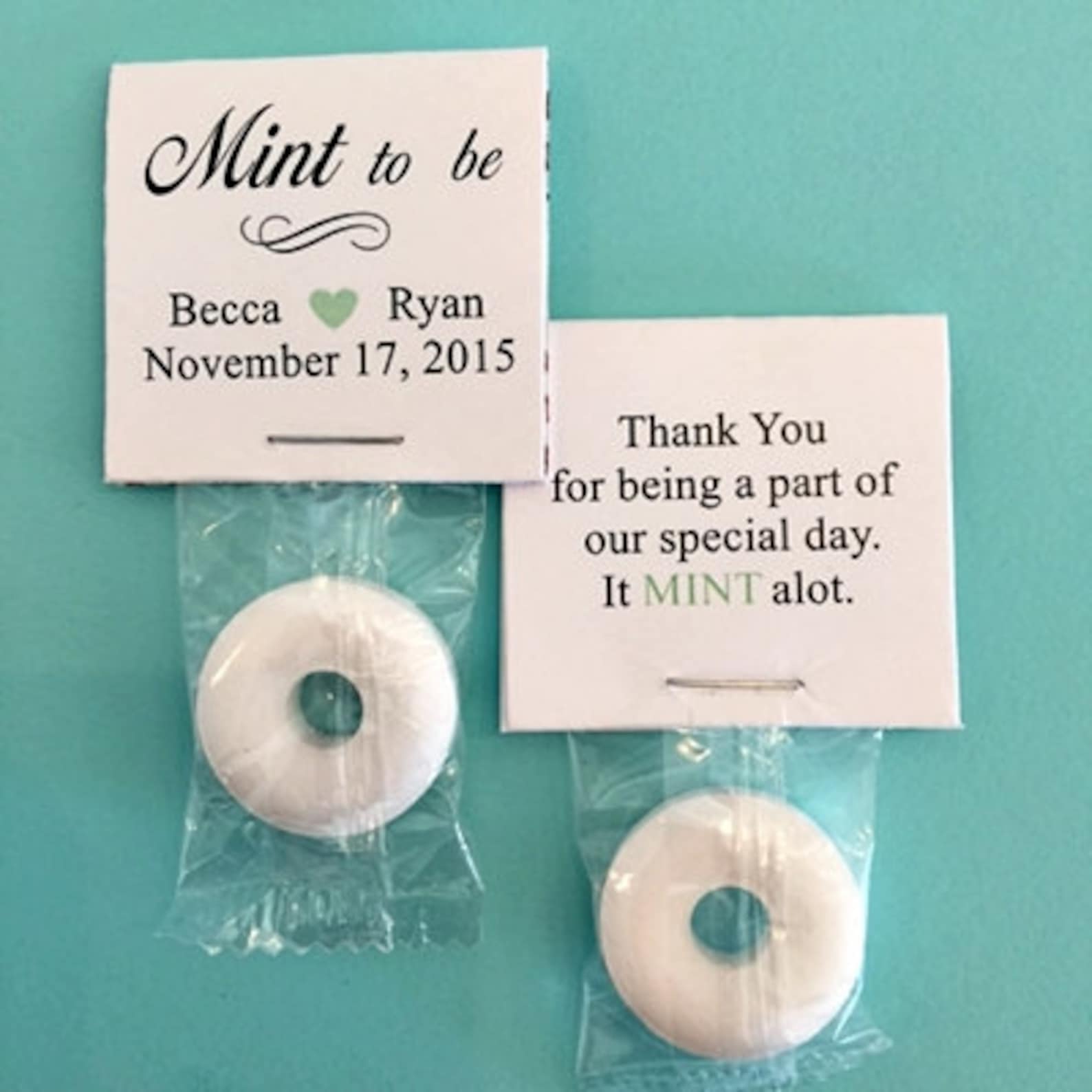 Mint To Be Wedding Favors / Engagement / Wedding / Bridal | Etsy