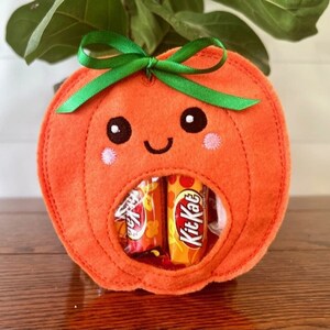 Halloween Pumpkin Peekaboo Treat Bag, Halloween Party Favor, Pumpkin ...
