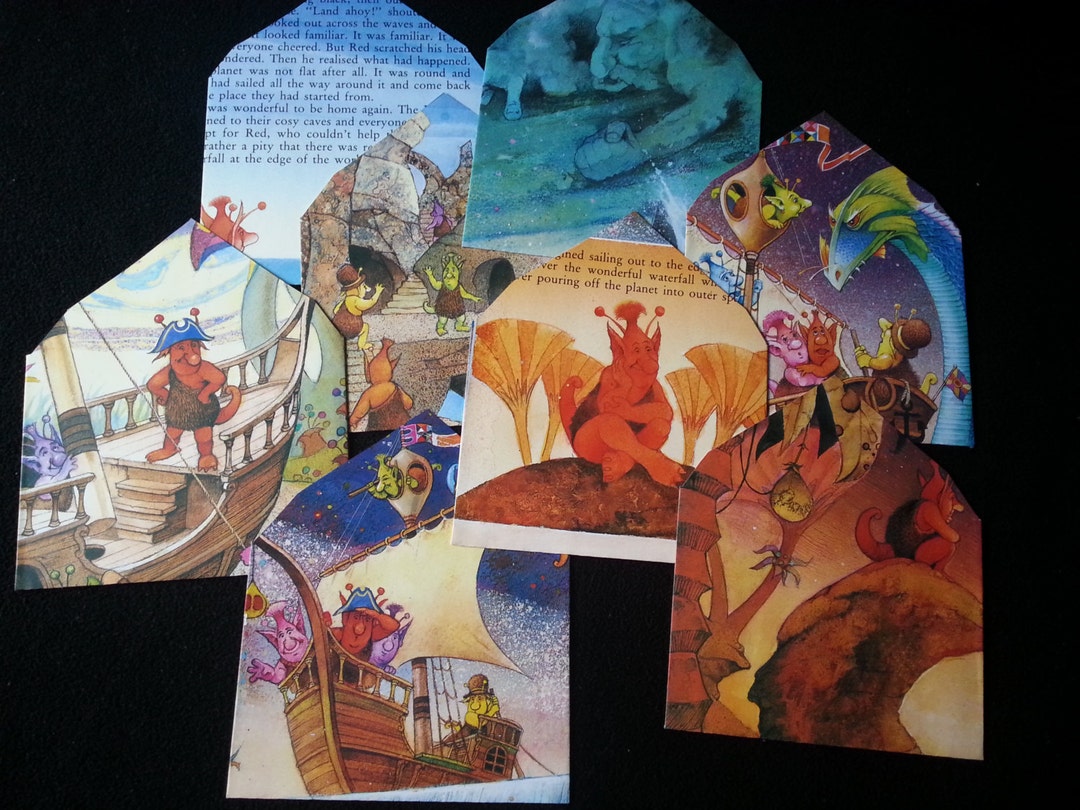 Galleon Ship Upcycled Envelopes - Etsy