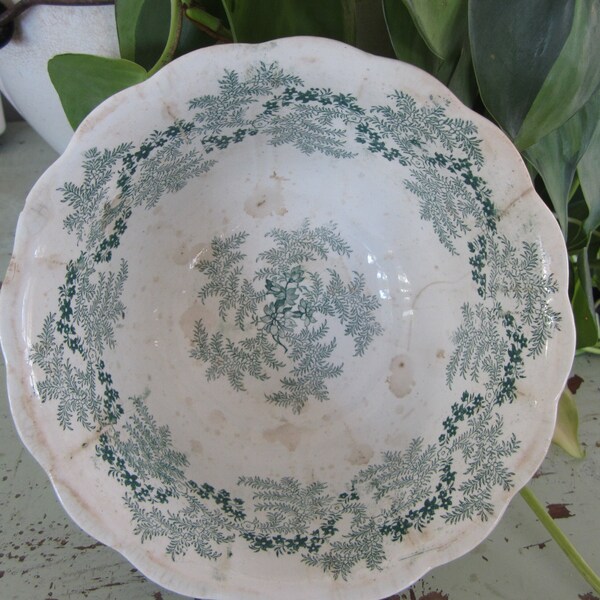 Green Transferware - Etsy