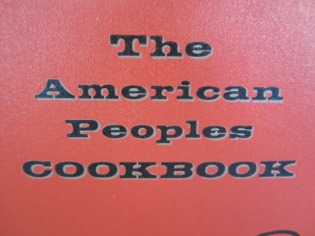 Vintage 1956 the American Peoples Cookbook With Decorative Covers - Etsy
