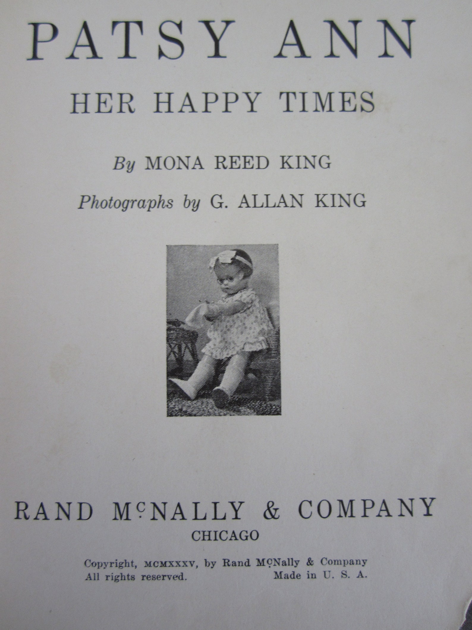 Antique 1935 Patsy Ann Book First Edition | Etsy