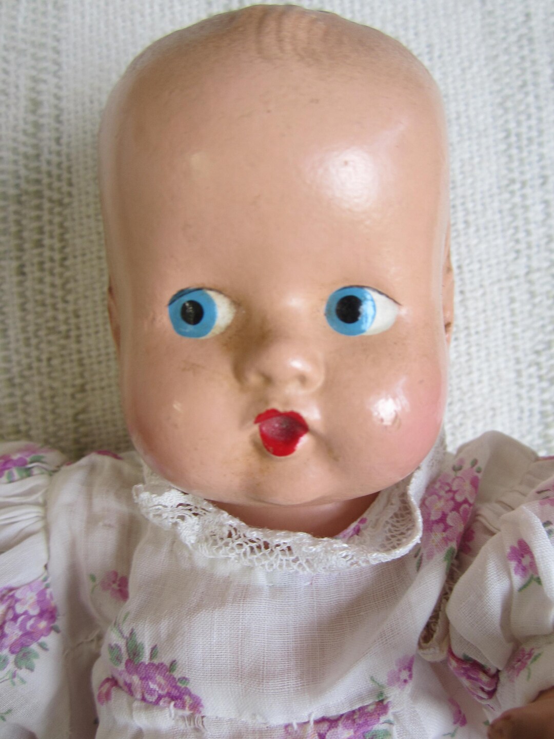 Antique Composition Baby Doll With Adorable Face - Etsy