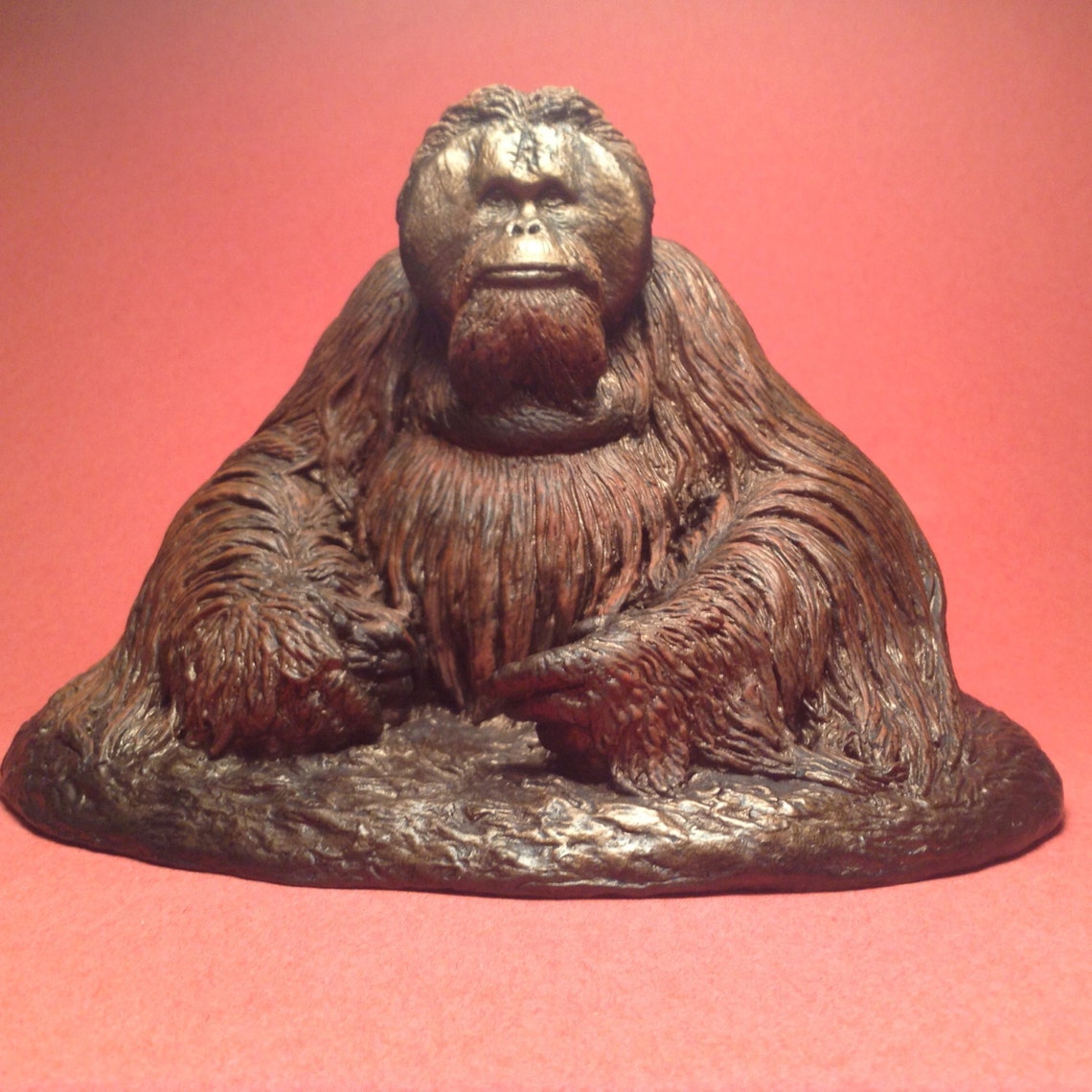 Pongo Orangutan Center for Great Apes Sculpture Figurine - Etsy