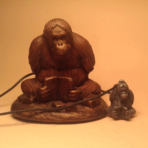Pongo Orangutan Center for Great Apes Sculpture Figurine - Etsy