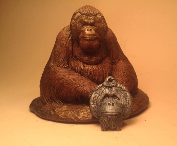 Christopher Orangutan Center for Great Apes Sculpture and | Etsy