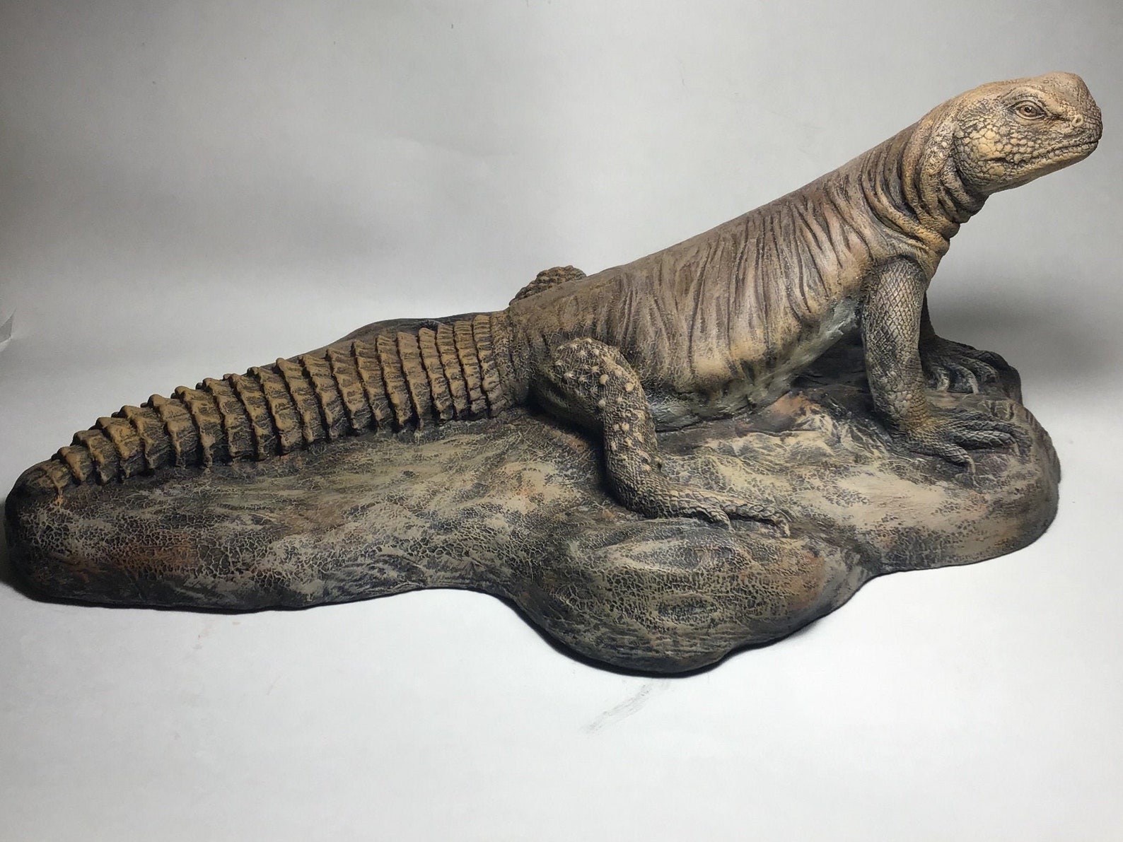 Egyptian Uromastyx Lizard Sculpture Realistic Hand Painted - Etsy
